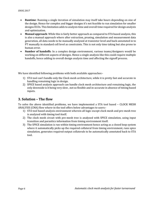 Automated clock mesh analysis for faster turnaround | PDF