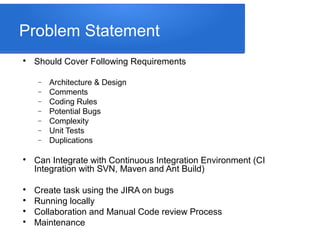 Automated code review process | PPT
