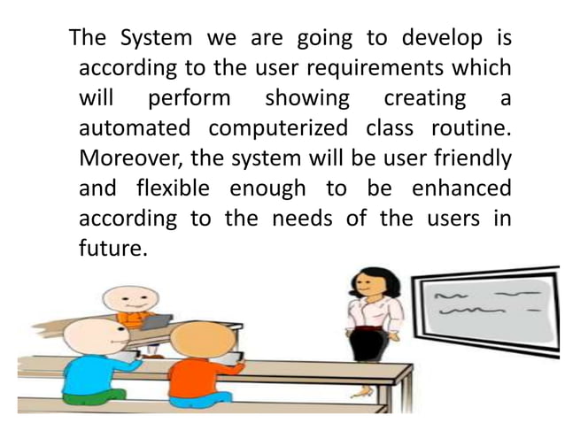 Automated computerized class routine | PPTX