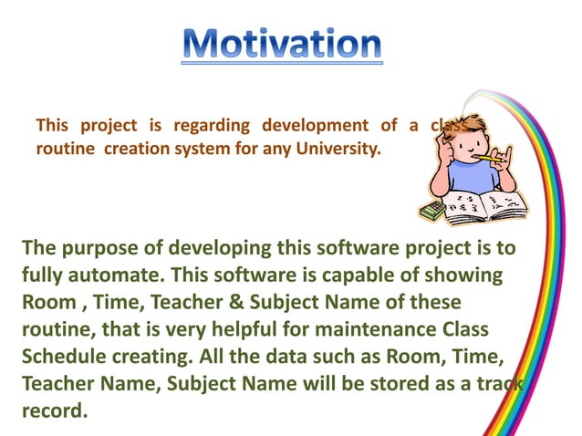 Automated computerized class routine | PPTX