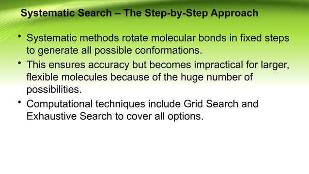 AUTOMATED CONFORMATIONAL SEARCH METHODS.pptx