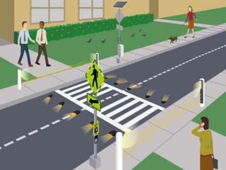 Automated crosswalk warning light system ppt | PPTX
