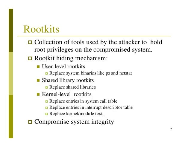 Automated Defense From Rootkit Attacks 9866
