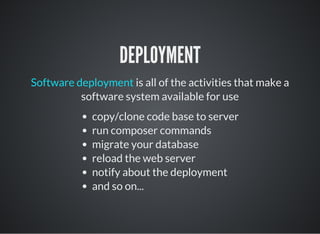 Automated Deployment with Capistrano | PPT