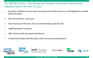 REALTECH Webinar - Automated DevOps and the S4 journey | PPTX
