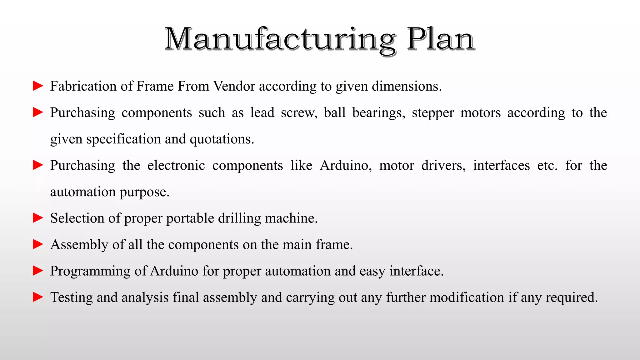 Automated drilling machine | PPT