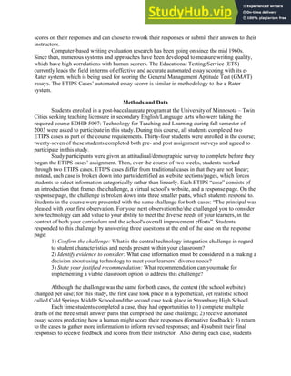 Automated Essay Score Predictions As A Formative Assessment Tool | PDF