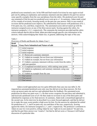 Automated Essay Score Predictions As A Formative Assessment Tool | PDF