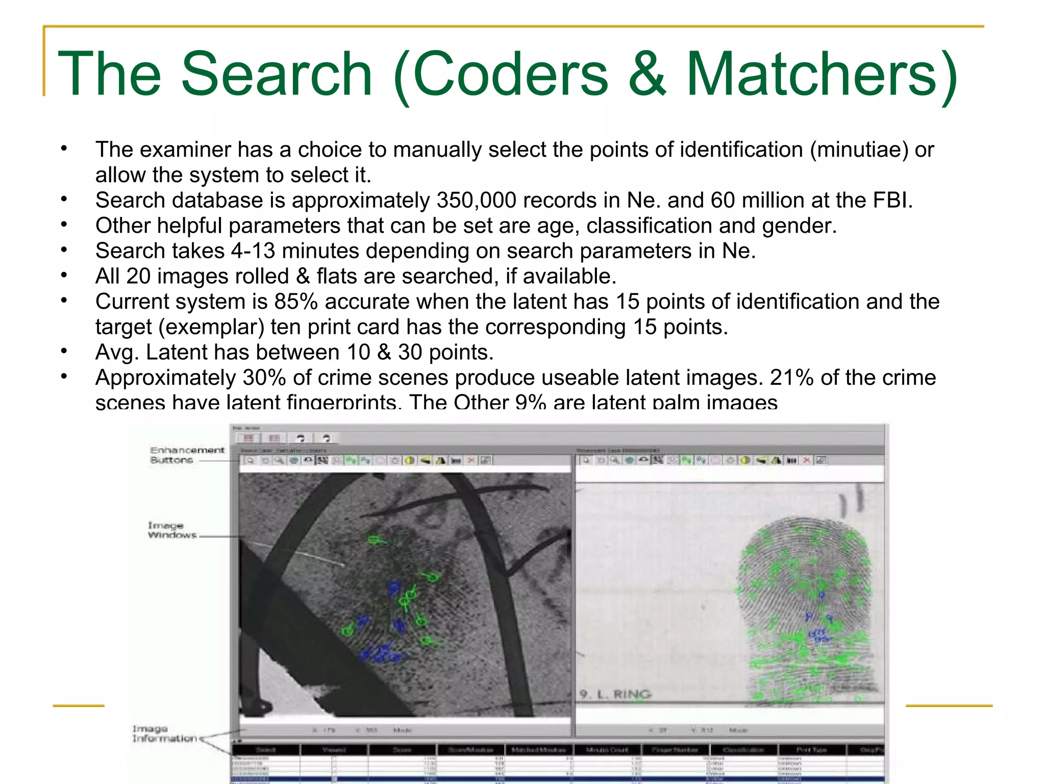 Automated Fingerprint Identification Systems Ppt Technology And Computing