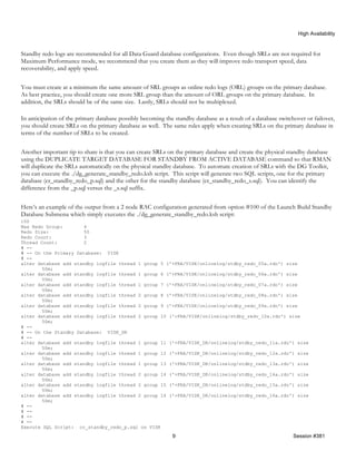 Automate DG Best Practices | PDF | Databases | Computer Software and Applications