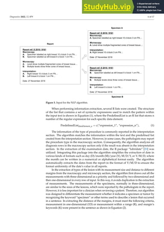 Automated Generation Of Synoptic Reports From Narrative Pathology ...
