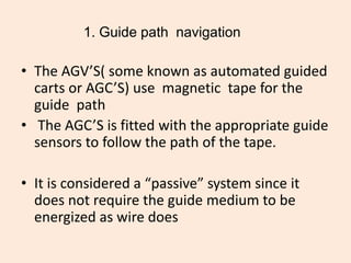 Automated guided vehicle | PPTX