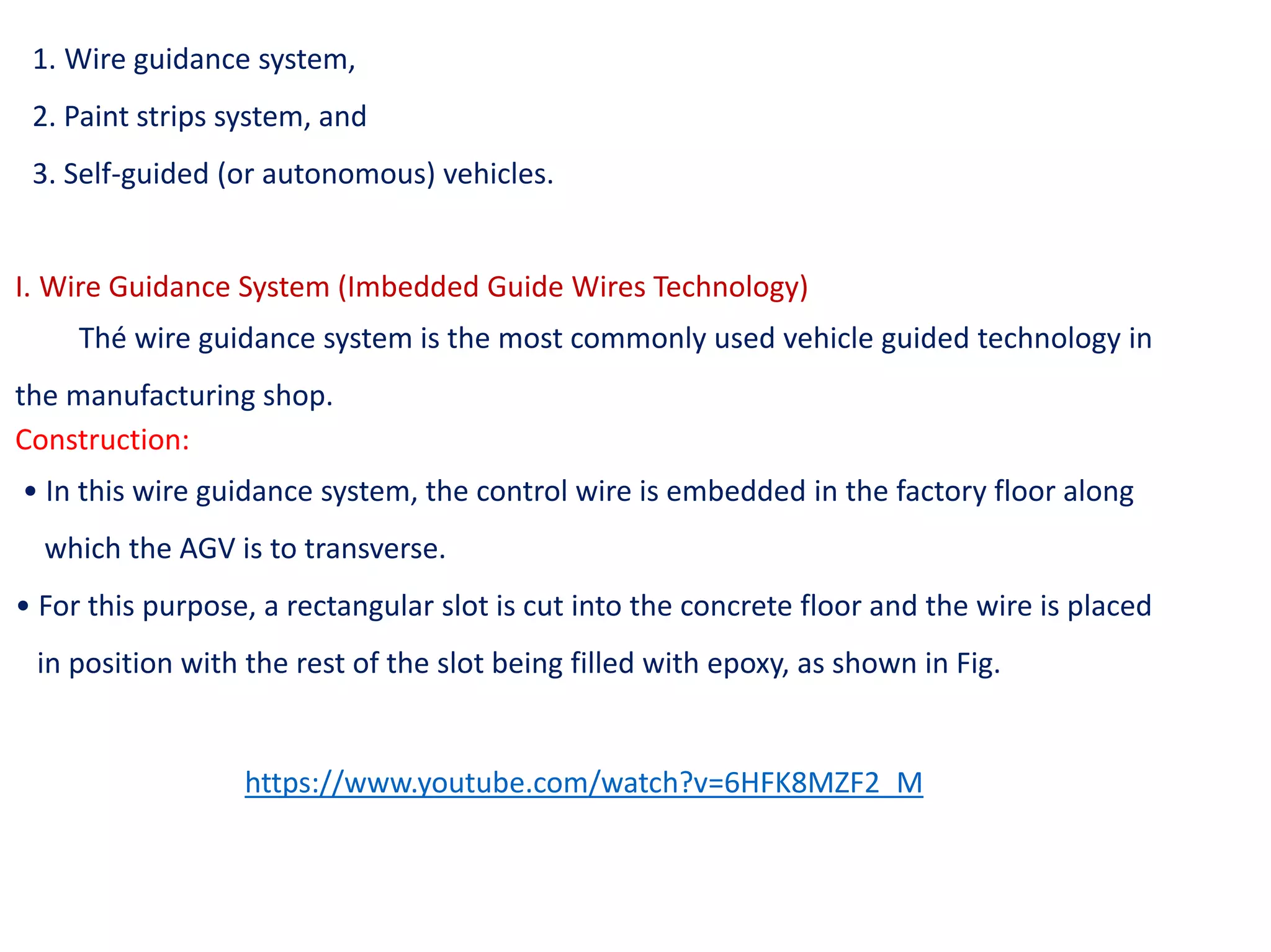 Automated guided vehicle systems (AGVs) | PDF