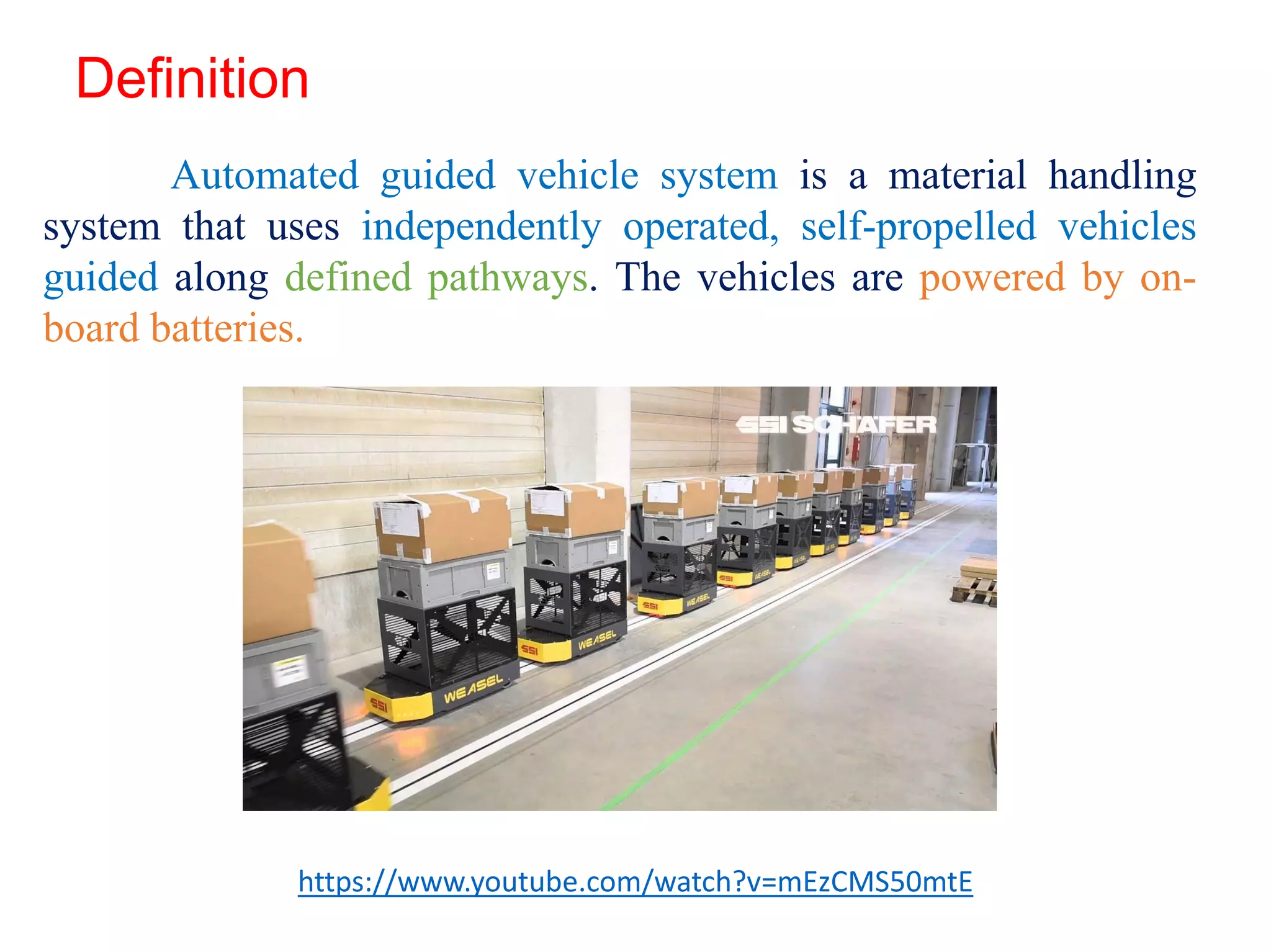 Automated guided vehicle systems (AGVs) | PDF