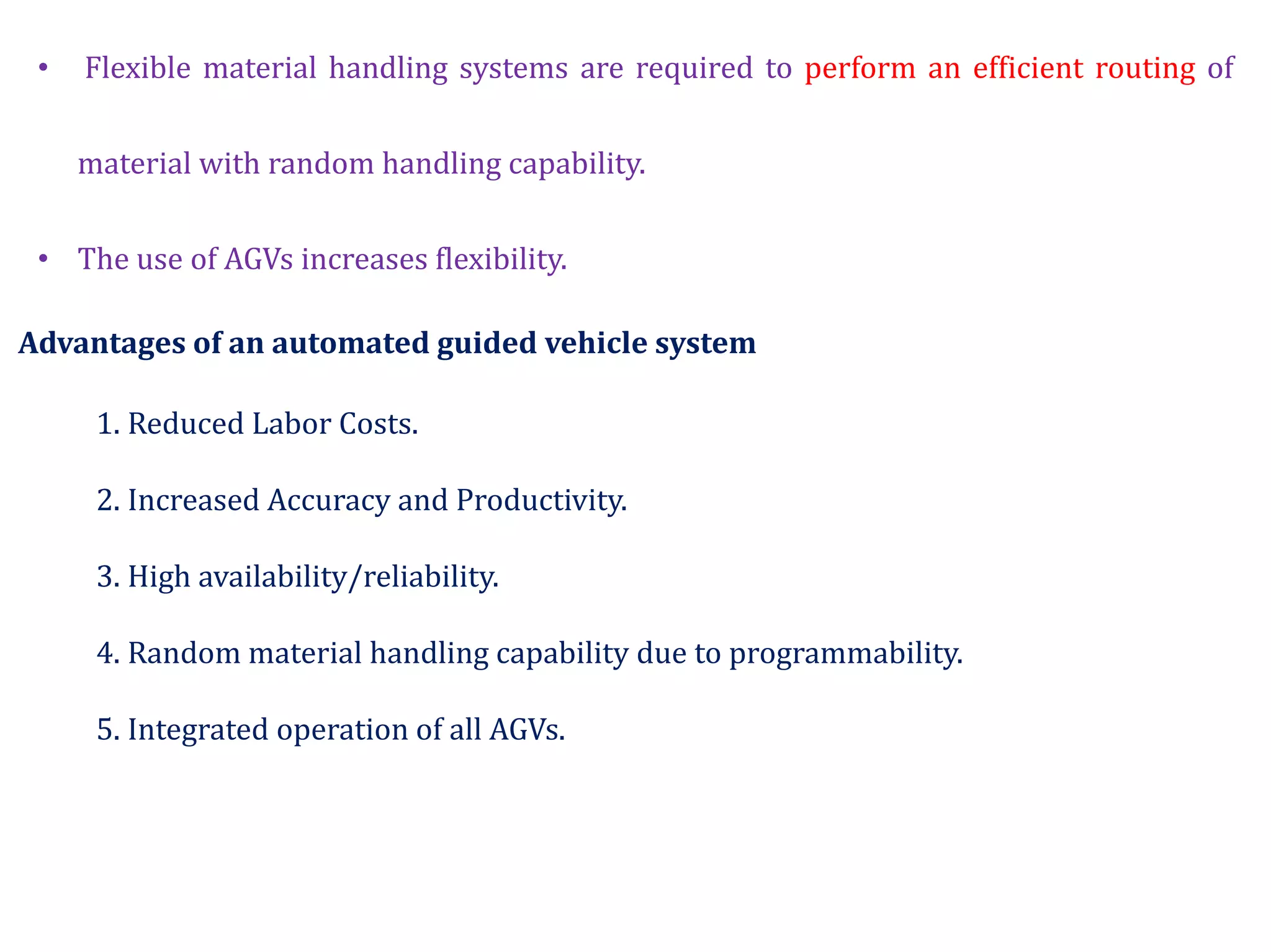 Automated guided vehicle systems (AGVs) | PDF