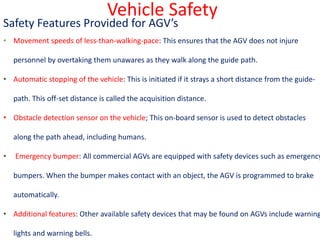 Automated guided vehicle systems (AGVs) | PDF