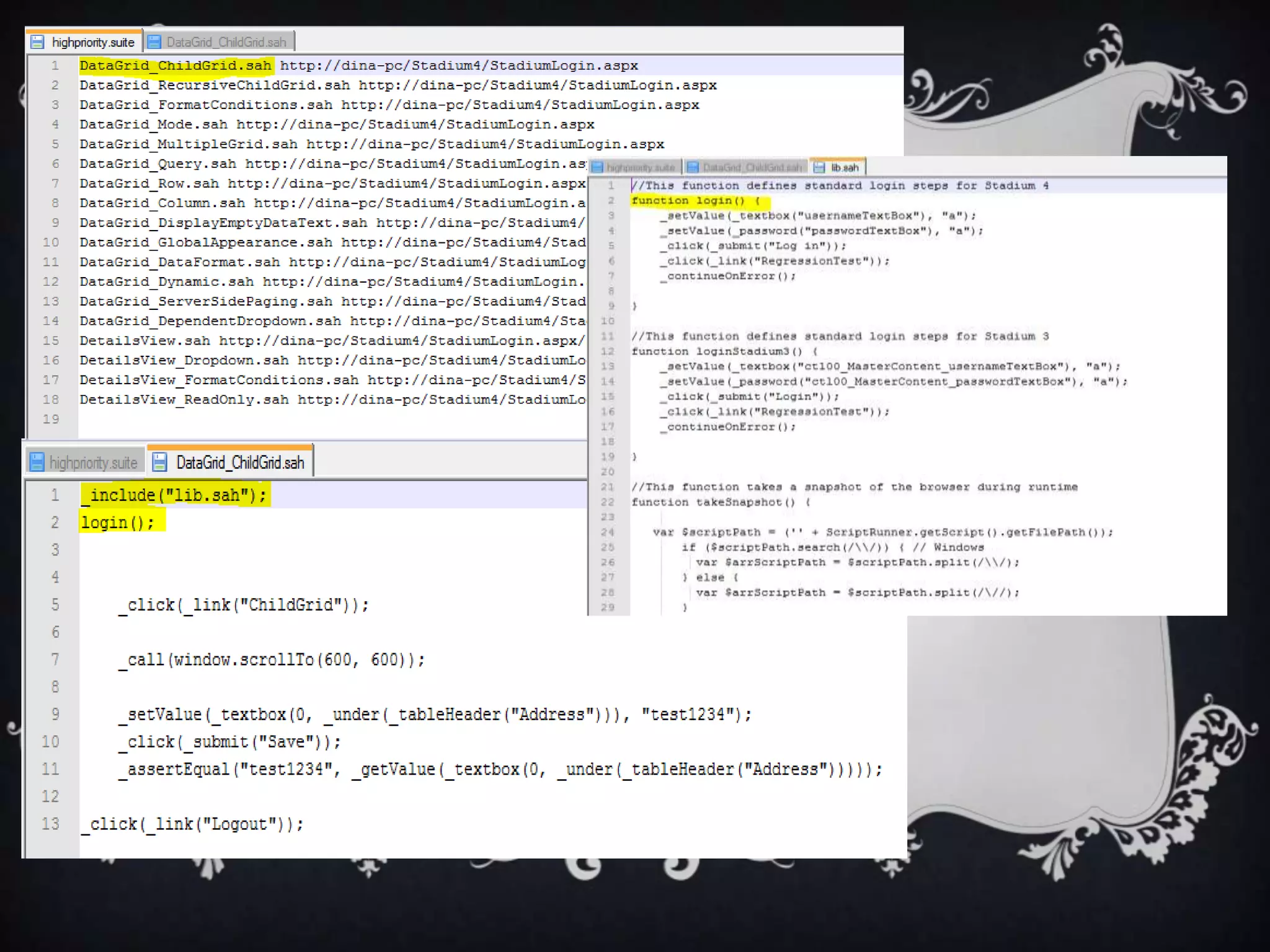 Automated GUI Test - Stadium | PPT