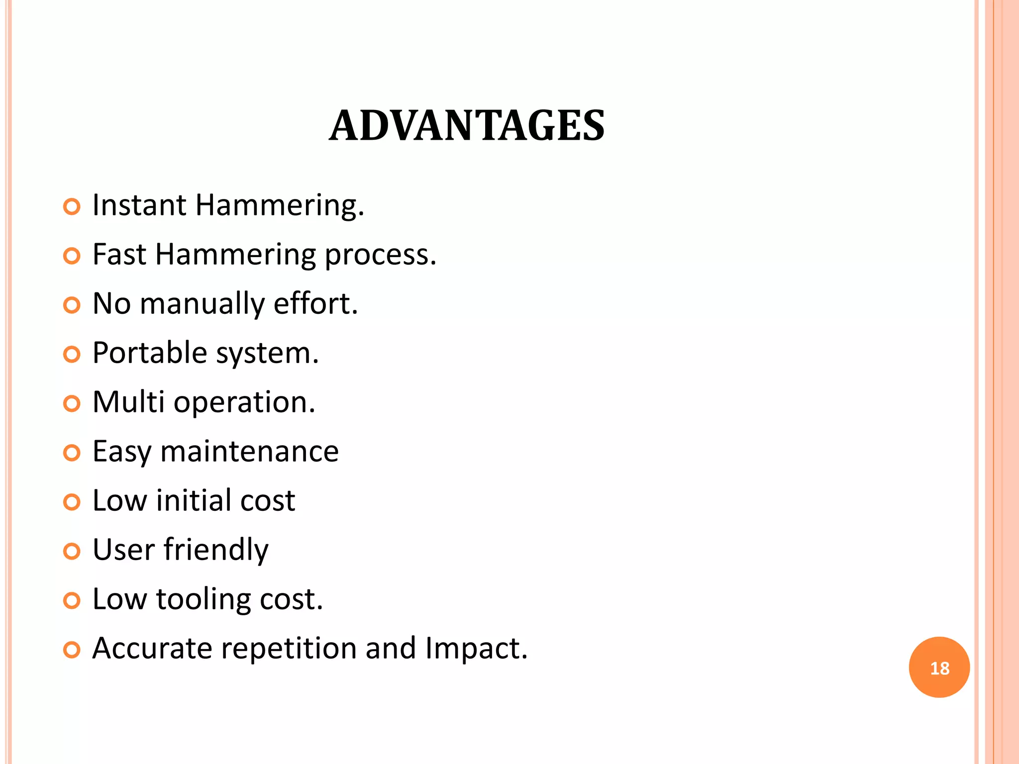 Automated Hammering Machine | PDF