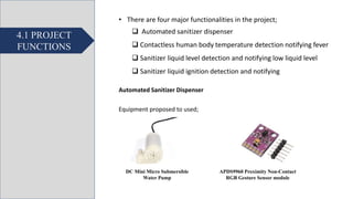 Automated hand sanitizer despenser | PPT