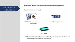 Automated hand sanitizer despenser | PPT