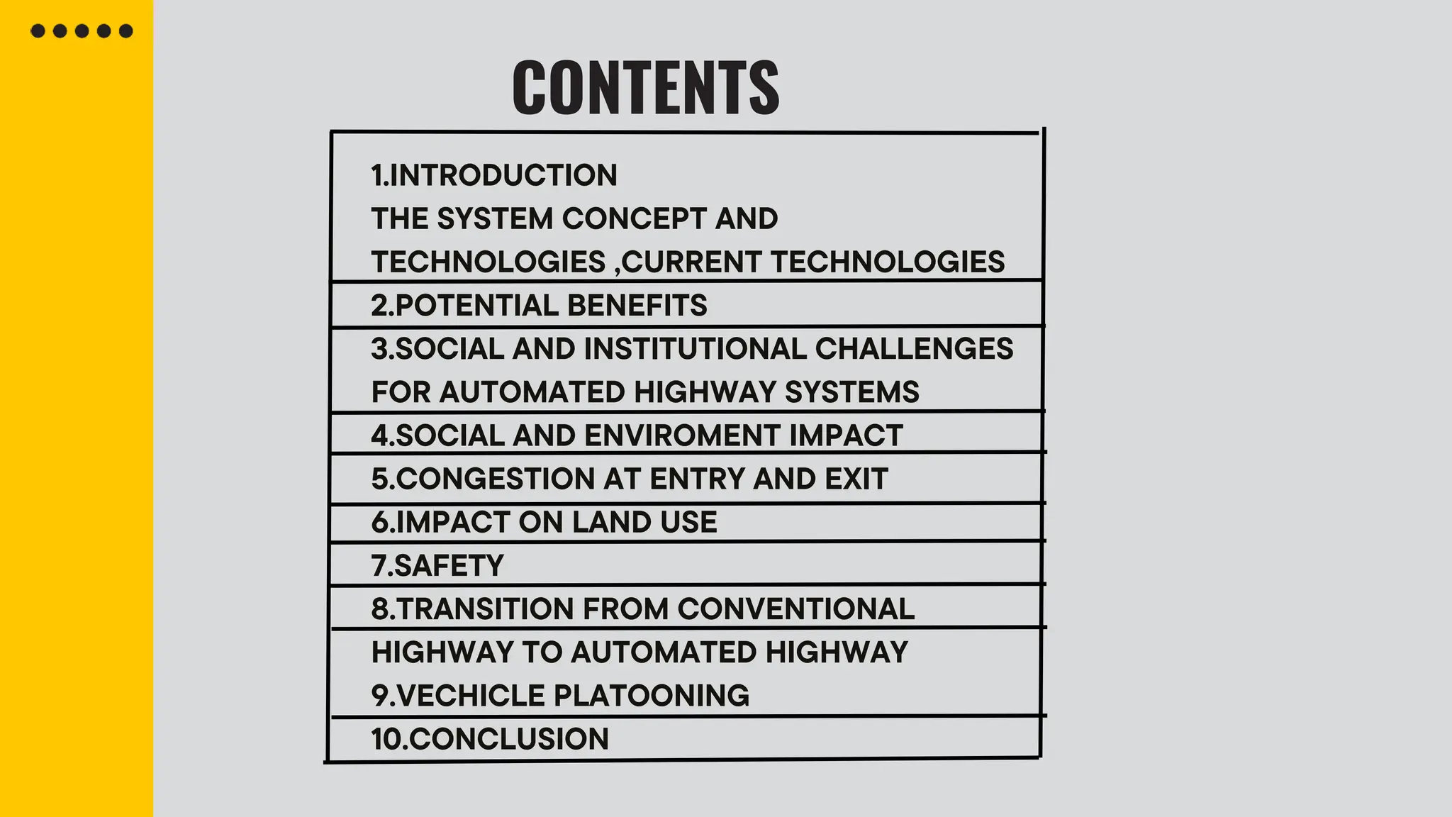 automated highway syst.pptx sjvldjjfwle | PPTX