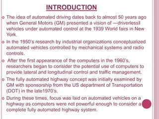 Automated highway systems | PPTX