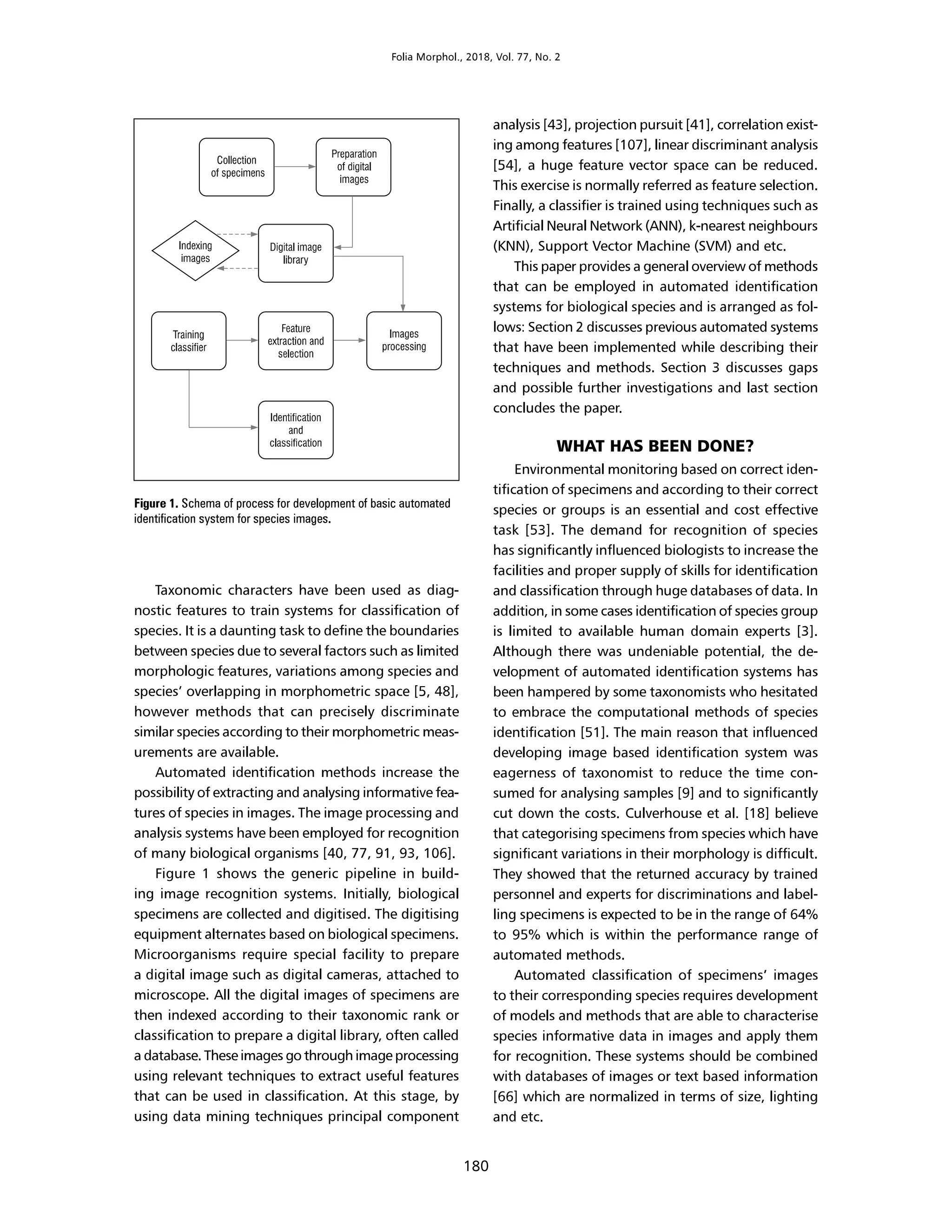 How automated image analysis techniques help scientists in species ...