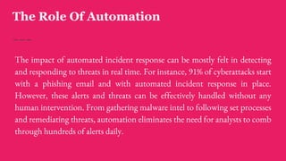 Automated incident response | PDF