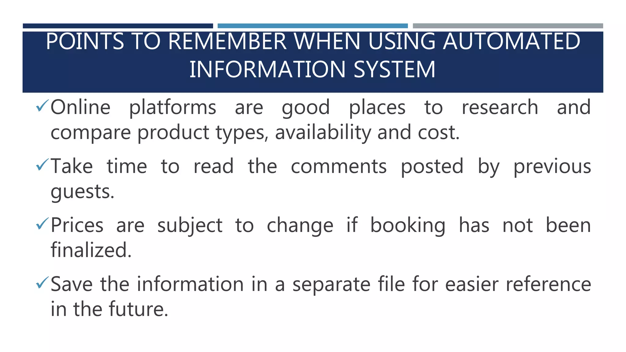 Automated Information System Ppt