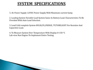 Automated Inverter Test Rig On Labview Environment.pptx