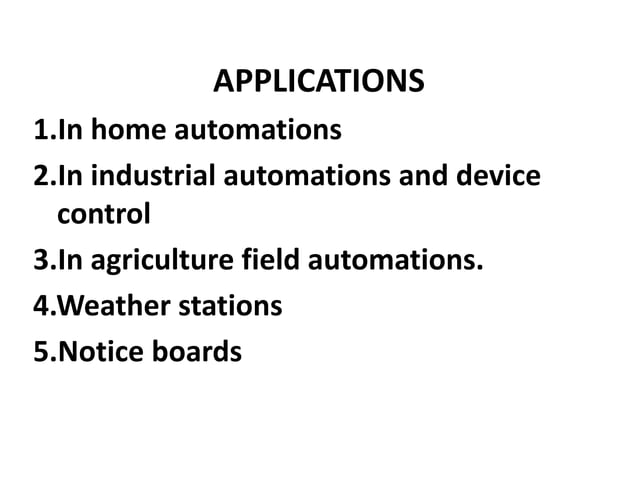 Automated irrigation using gsm and wsn | PPT