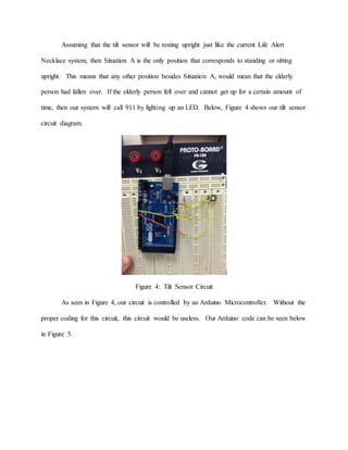 Automated life alert design project | DOCX