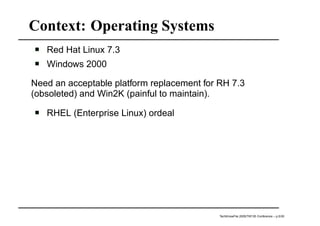 Automated Linux Management Infrastructure | PPT