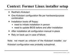 Automated Linux Management Infrastructure | PPT