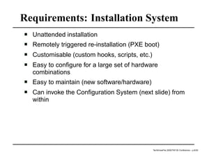 Automated Linux Management Infrastructure | PPT