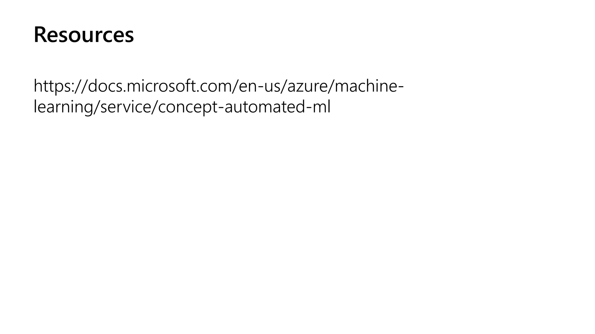 Automated Machine Learning | PPT | Free Download