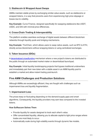 Automated Market Makers (AMMs): Models, Technology, and Costs in DeFi ...