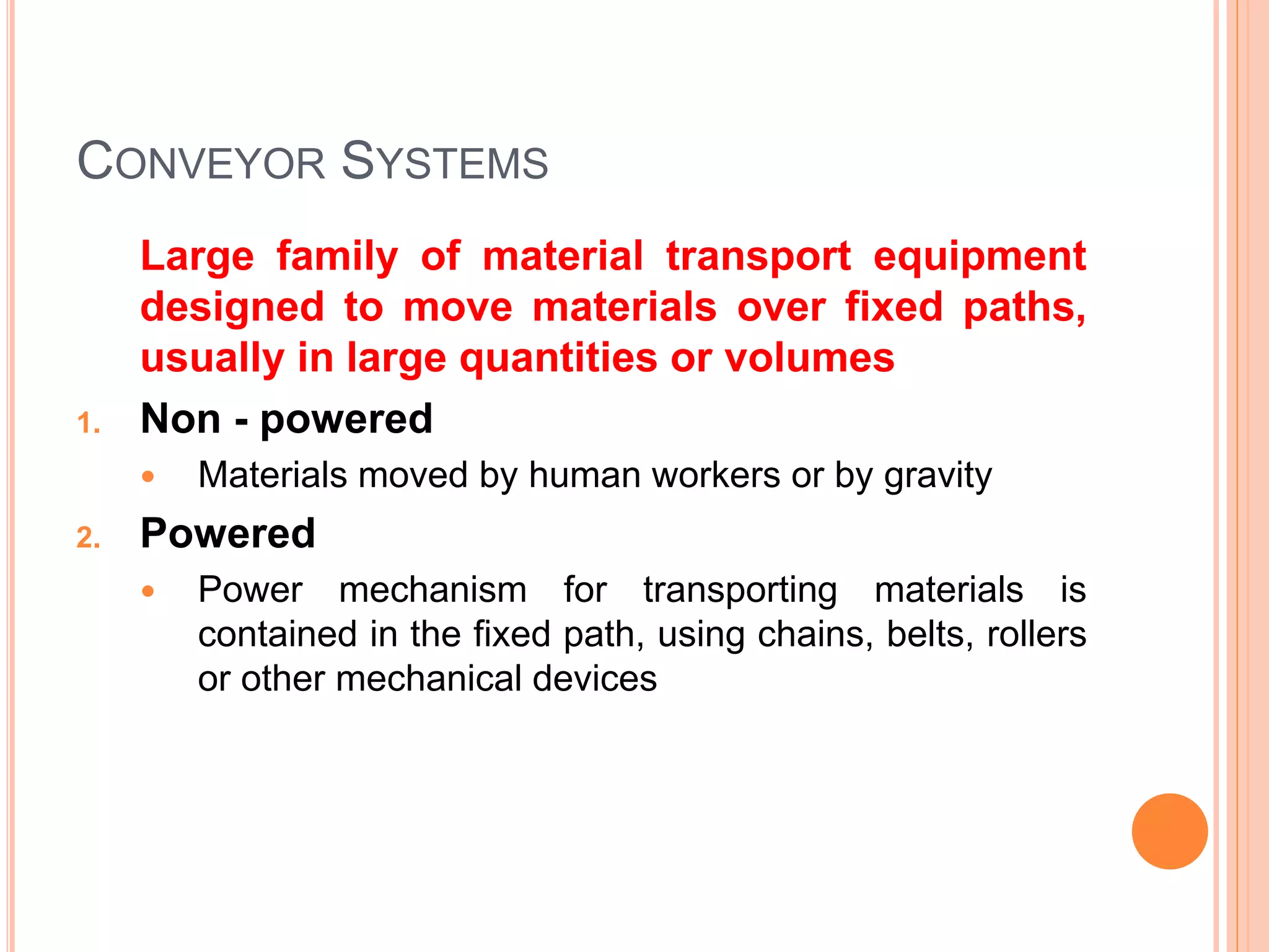 Automated Material Handling | PPTX
