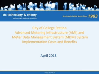 Automated Metering Infrastructure | PPTX
