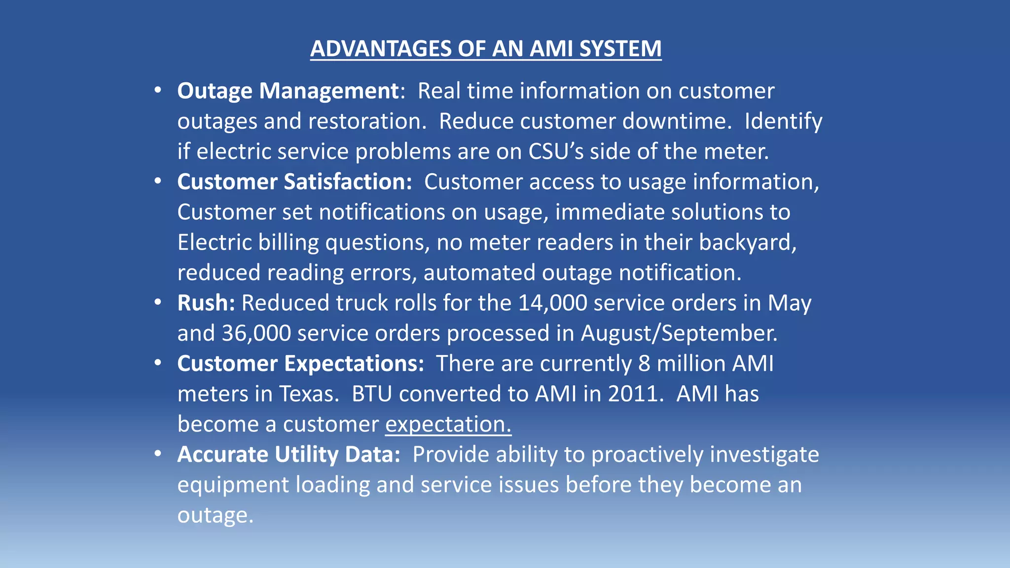 Advanced Metering Infrastructure Implementation | PPTX