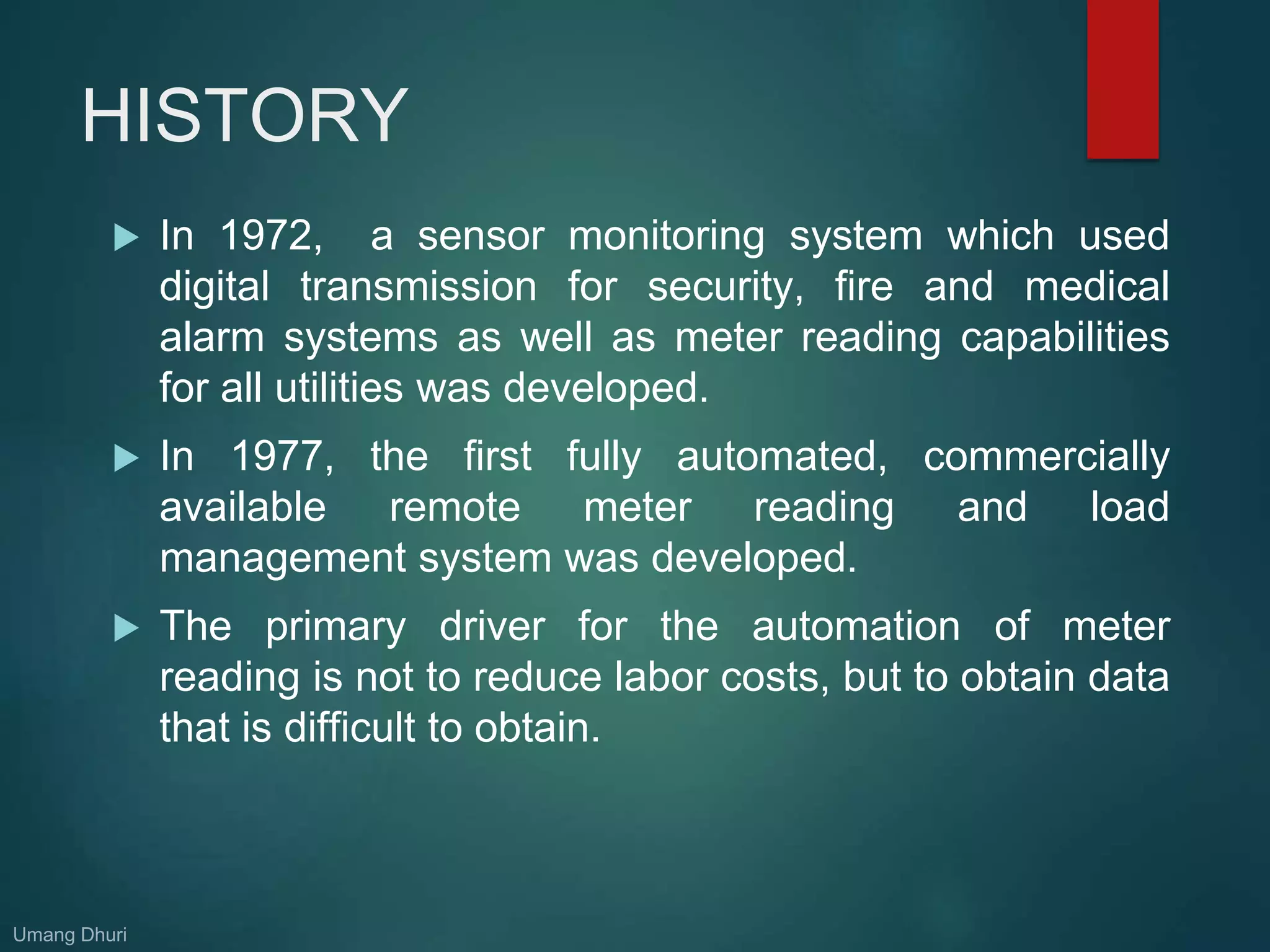 Automated Meter Reading System | PPTX