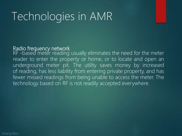 Automated Meter Reading System | PPTX