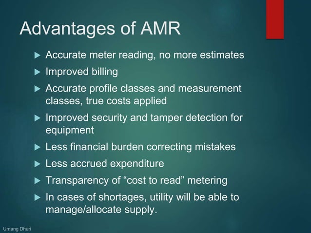 Automated Meter Reading System | PPTX