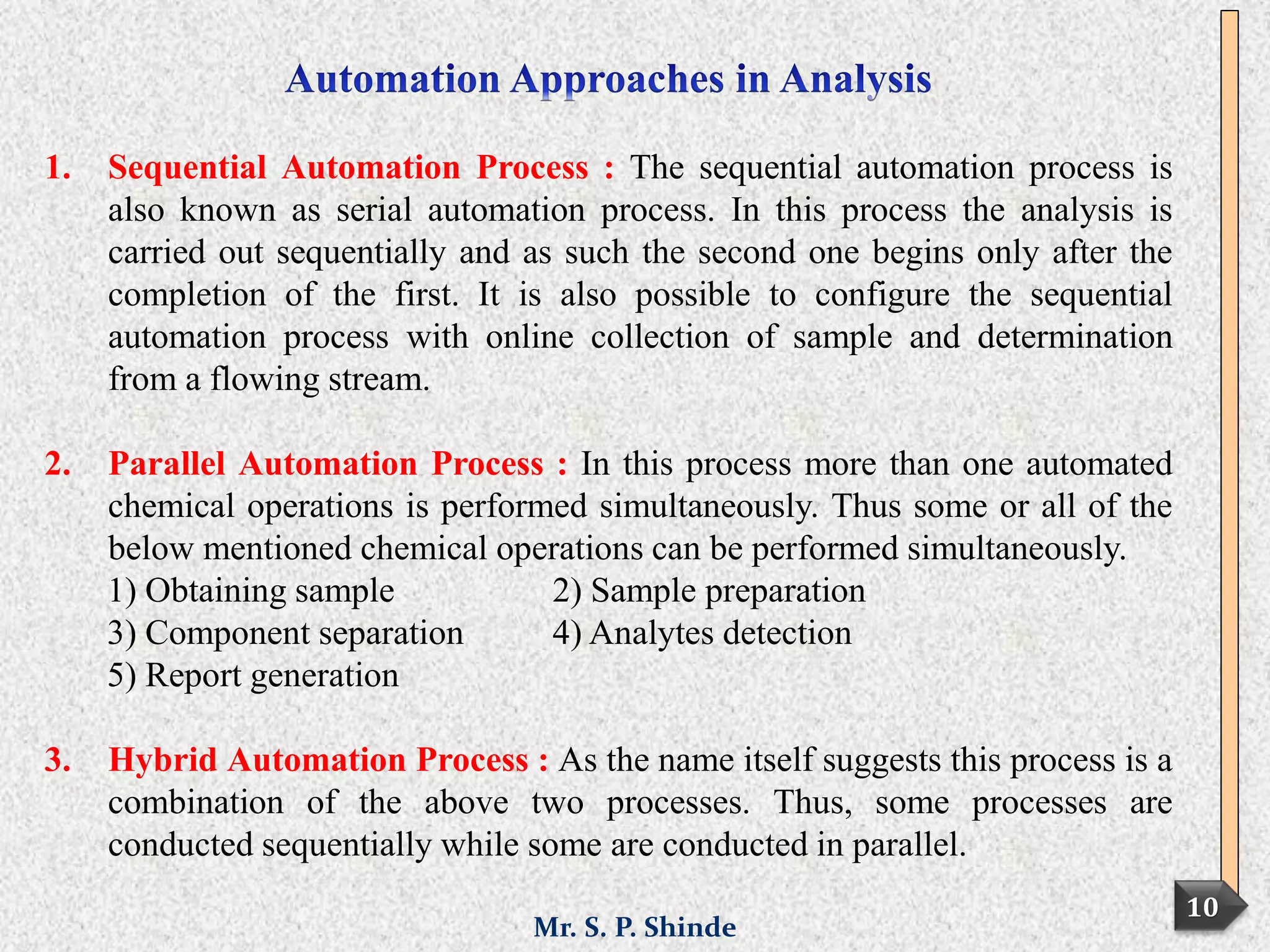 Automated Method of Analysis | PDF