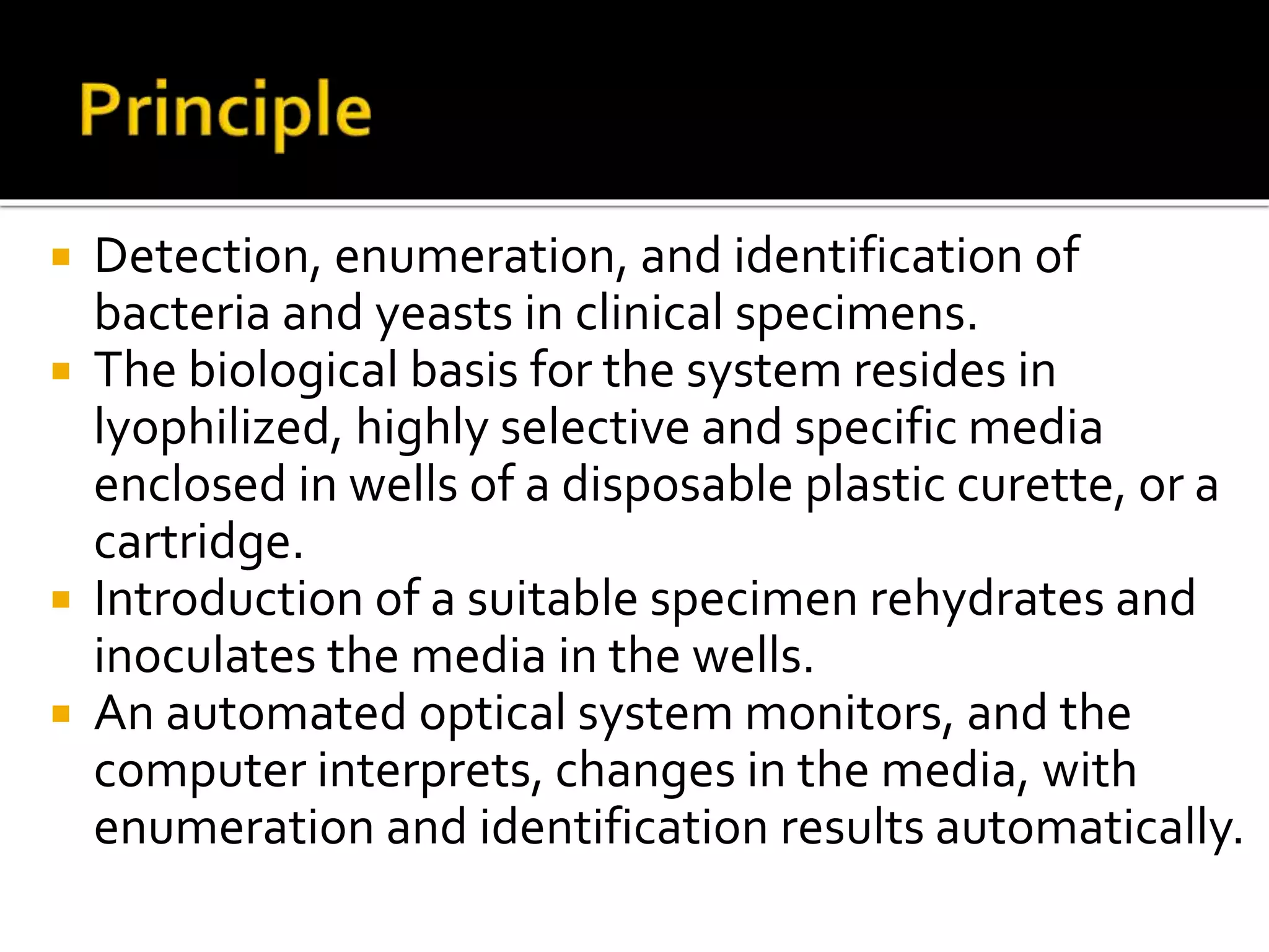 Automated methods in the microbiology lab | PPTX
