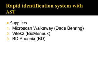 Automated methods in the microbiology lab | PPTX