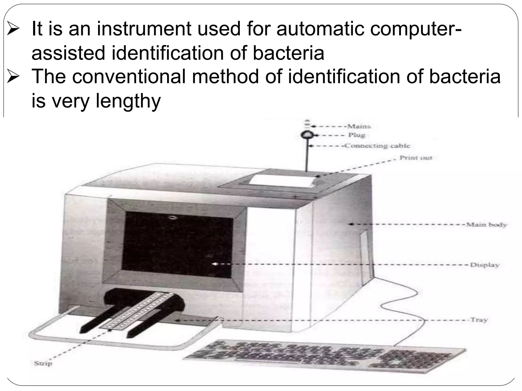 Automated microbial identification system | PPTX