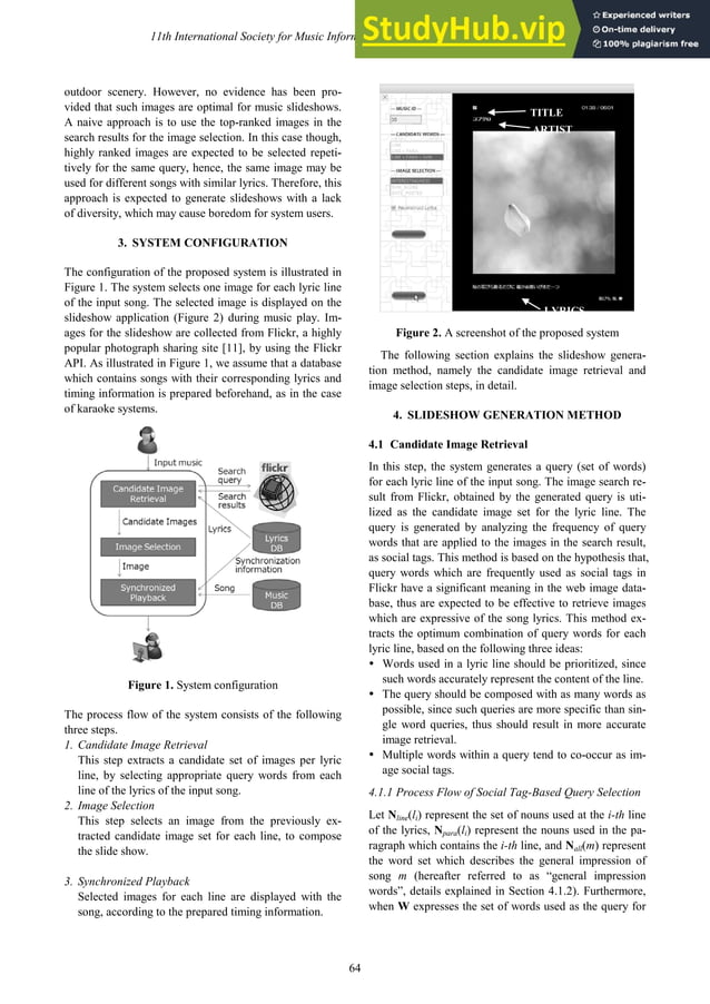 Automated Music Slideshow Generation Using Web Images Based On Lyrics | PDF