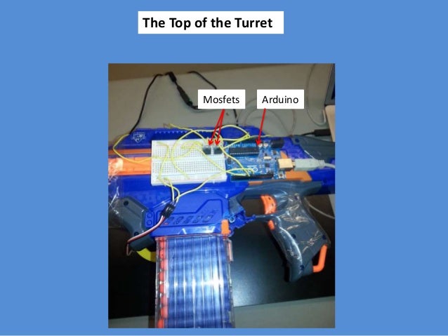 Automated nerf gun turret