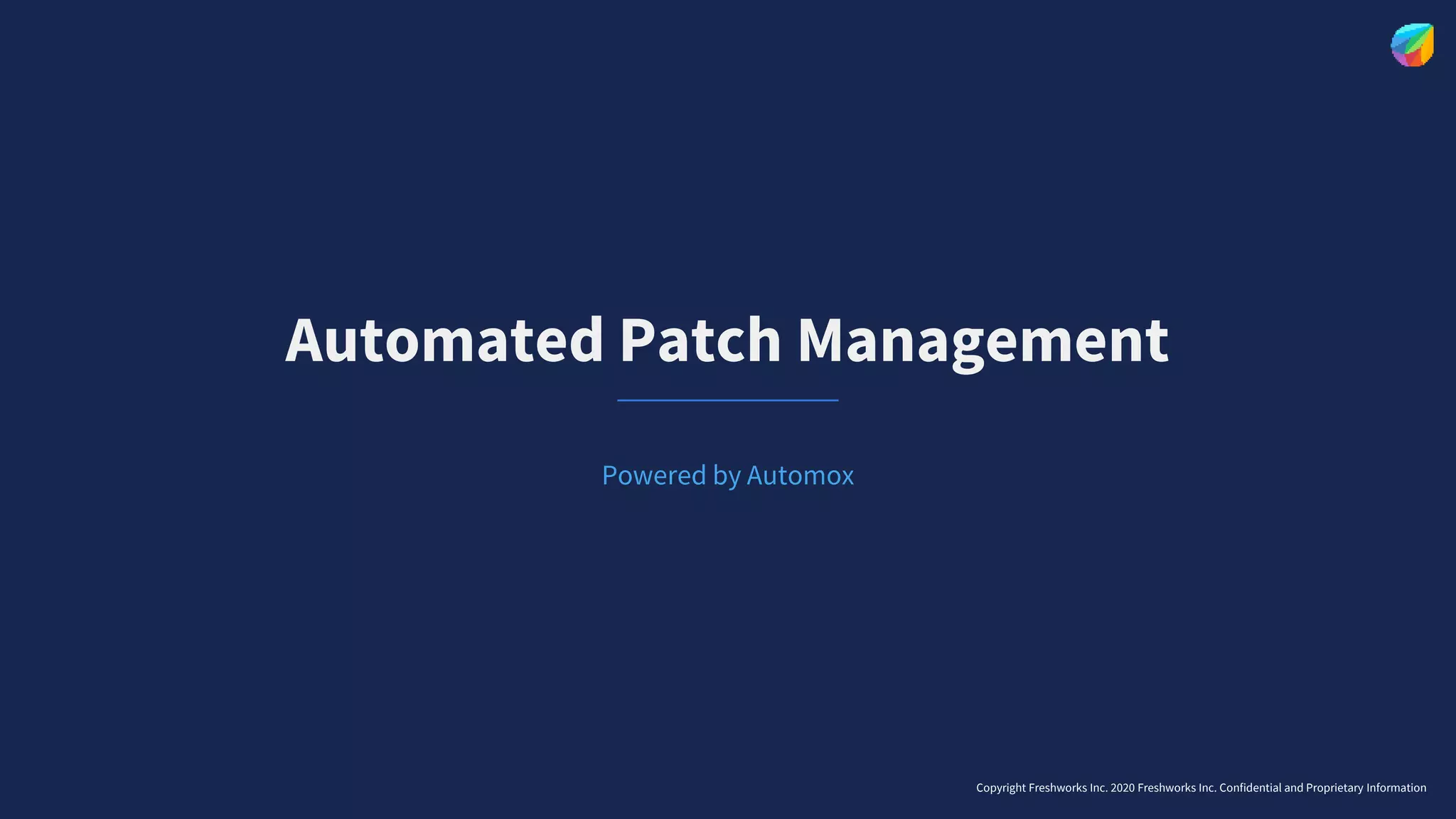 Automated patch management in Freshservice | PPT